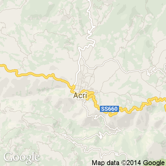 Mappa d'Acri, Cartine Stradali e Foto Satellitari