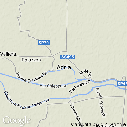 Mappa d'Adria, Cartine Stradali e Foto Satellitari