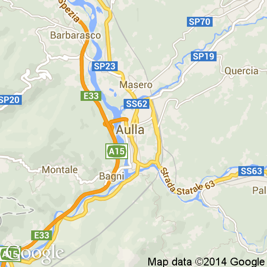 Mappa d'Aulla, Cartine Stradali e Foto Satellitari