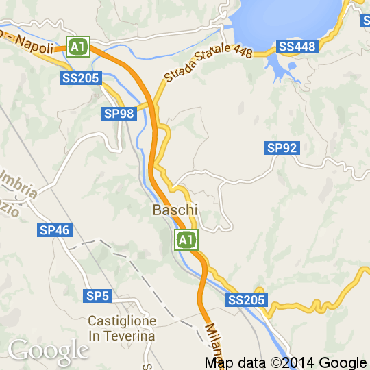 Mappa di Baschi, Cartine Stradali e Foto Satellitari