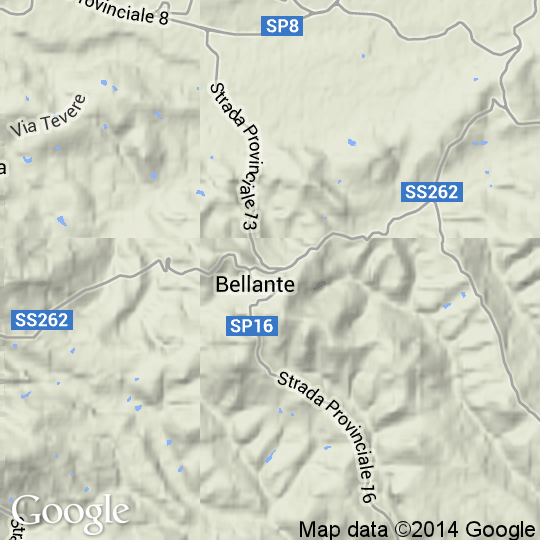 Mappa di Bellante, Cartine Stradali e Foto Satellitari