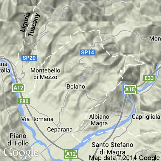 Mappa di Bolano, Cartine Stradali e Foto Satellitari