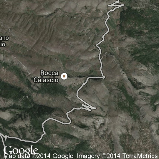 Mappa di Calascio, Cartine Stradali e Foto Satellitari