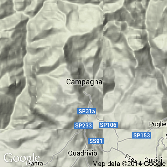 Mappa di Campagna, Cartine Stradali e Foto Satellitari