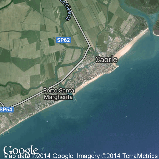 Mappa di Caorle, Cartine Stradali e Foto Satellitari