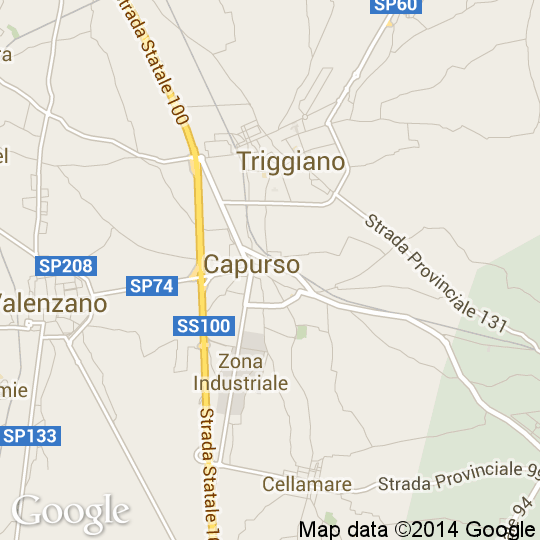 Mappa di Capurso, Cartine Stradali e Foto Satellitari