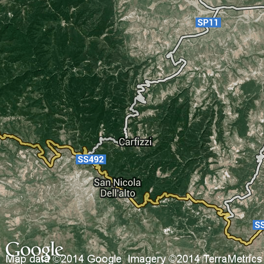 Mappa di Carfizzi, Cartine Stradali e Foto Satellitari