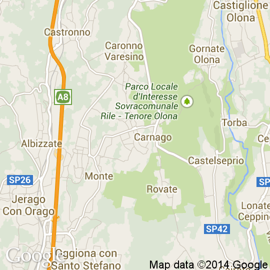 Mappa di Carnago, Cartine Stradali e Foto Satellitari