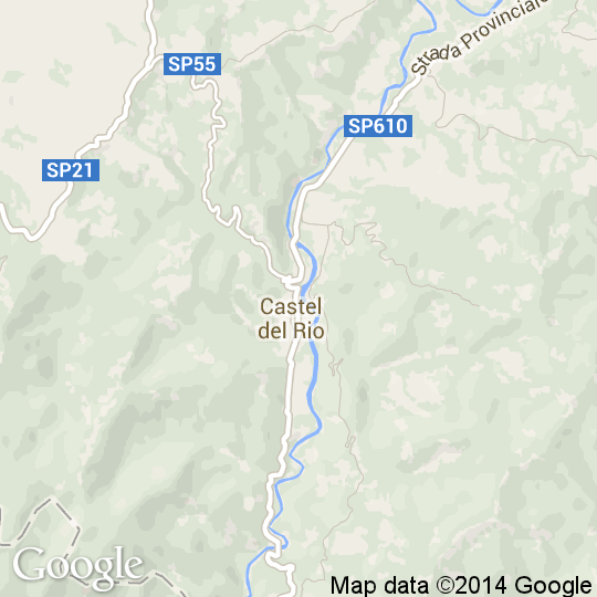 Mappa di Castel del Rio, Cartine Stradali e Foto Satellitari