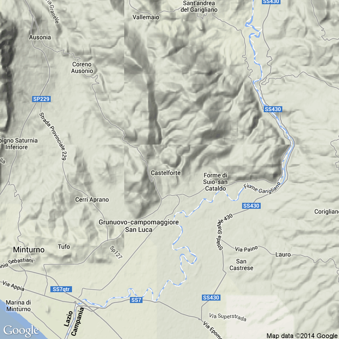 Foto dal territorio del comune di Castelforte media e alta risoluzione