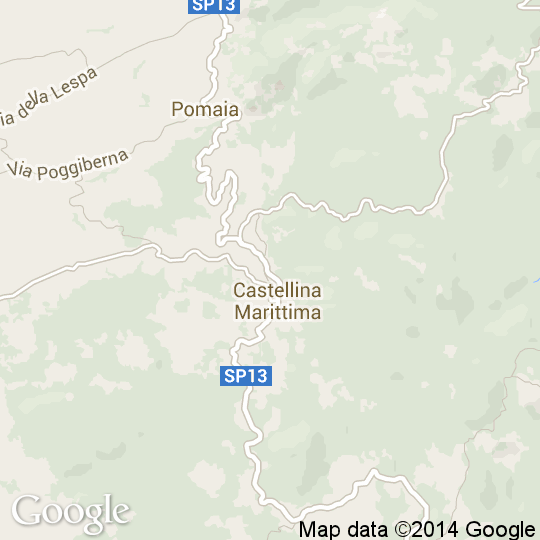 Mappa di Castellina Marittima, Cartine Stradali e Foto Satellitari