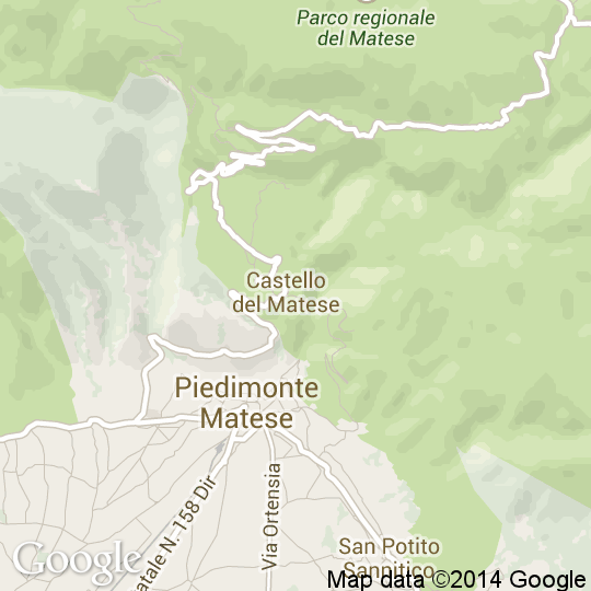Mappa di Castello del Matese, Cartine Stradali e Foto Satellitari