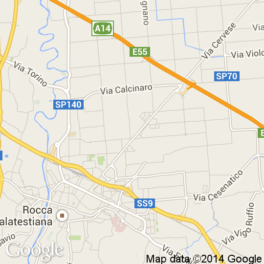 Mappa di Cesena, Cartine Stradali e Foto Satellitari