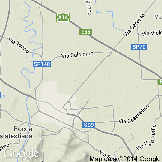 Mappa di Cesena, Cartine Stradali e Foto Satellitari