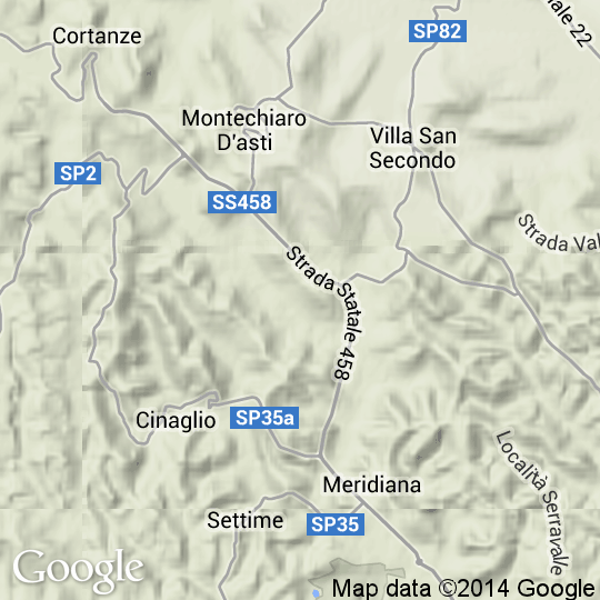 Mappa di Chiusano d'Asti, Cartine Stradali e Foto Satellitari