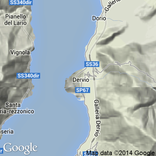 Mappa di Dervio, Cartine Stradali e Foto Satellitari