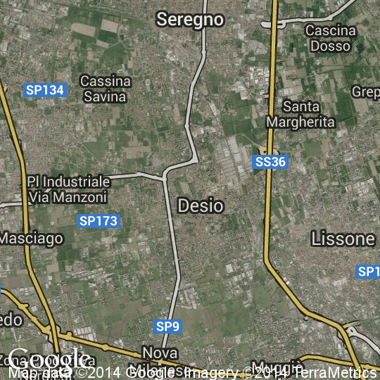 Mappa di Desio, Cartine Stradali e Foto Satellitari