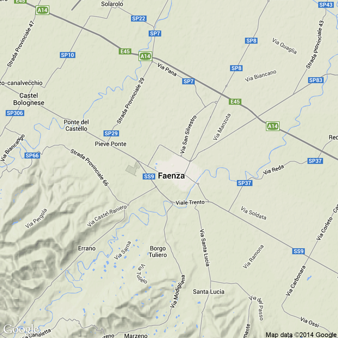 Foto dal territorio del comune di Faenza media e alta risoluzione