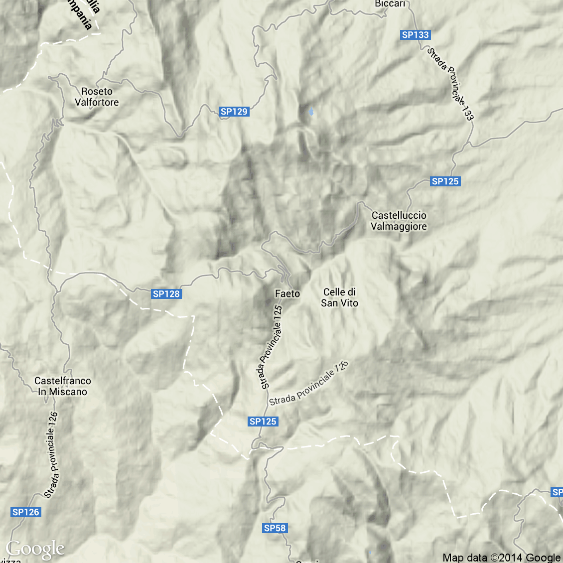 Foto dal territorio del comune di Faeto media e alta risoluzione