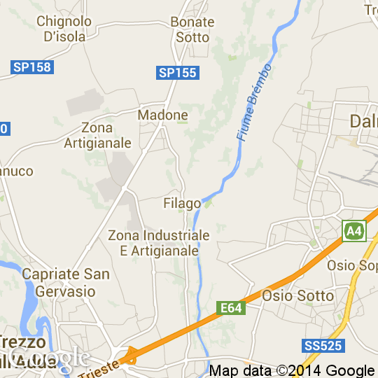 Mappa di Filago, Cartine Stradali e Foto Satellitari