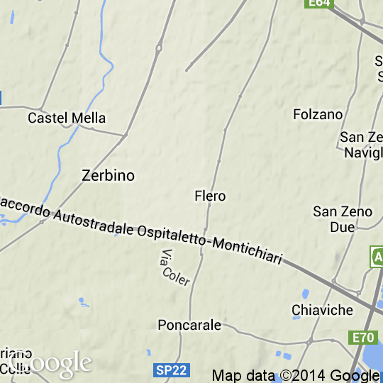 Mappa di Flero, Cartine Stradali e Foto Satellitari