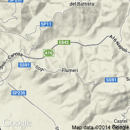 Mappa di Flumeri, Cartine Stradali e Foto Satellitari