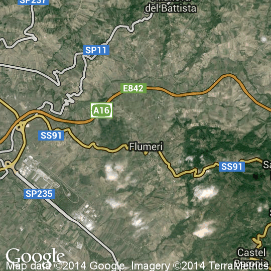Mappa di Flumeri, Cartine Stradali e Foto Satellitari