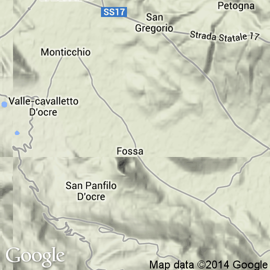 Mappa di Fossa, Cartine Stradali e Foto Satellitari