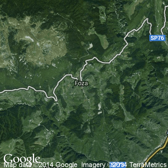 Mappa di Foza, Cartine Stradali e Foto Satellitari