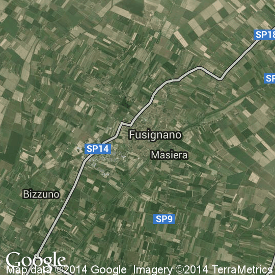Mappa di Fusignano, Cartine Stradali e Foto Satellitari
