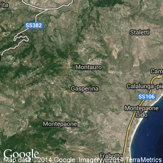 Mappa di Gasperina, Cartine Stradali e Foto Satellitari