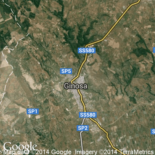 Mappa di Ginosa, Cartine Stradali e Foto Satellitari