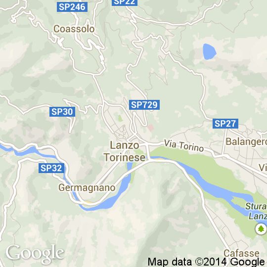 Mappa di Lanzo Torinese, Cartine Stradali e Foto Satellitari