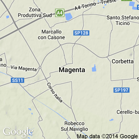 Mappa di Magenta, Cartine Stradali e Foto Satellitari