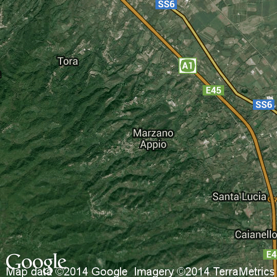 Mappa di Marzano Appio, Cartine Stradali e Foto Satellitari