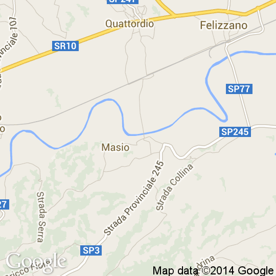 Mappa di Masio, Cartine Stradali e Foto Satellitari