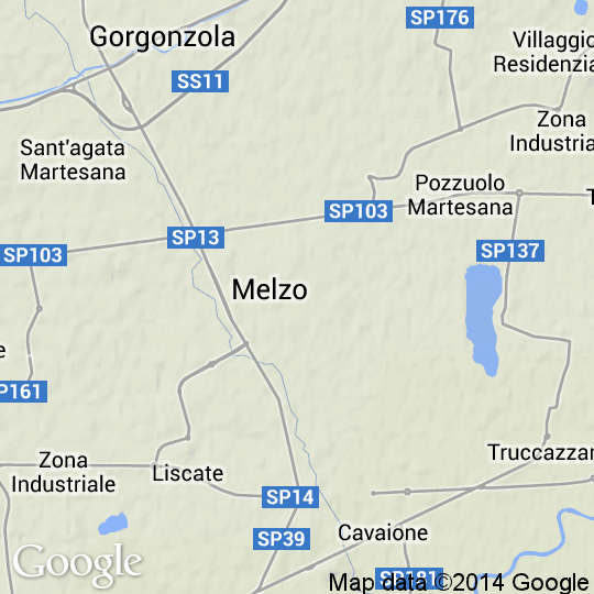 Mappa di Melzo, Cartine Stradali e Foto Satellitari