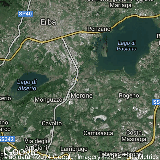 Mappa di Merone, Cartine Stradali e Foto Satellitari