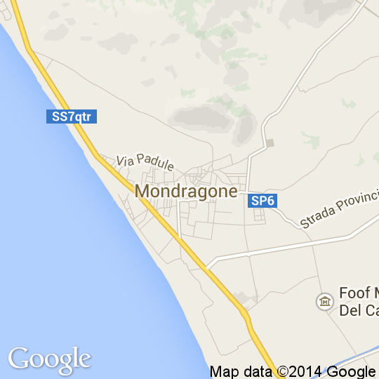 Mappa di Mondragone, Cartine Stradali e Foto Satellitari