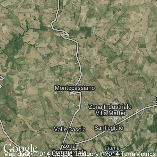 Mappa di Montecassiano, Cartine Stradali e Foto Satellitari