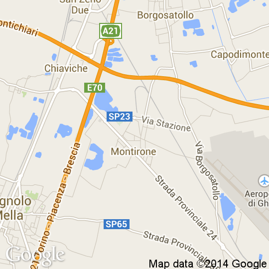 Mappa di Montirone, Cartine Stradali e Foto Satellitari