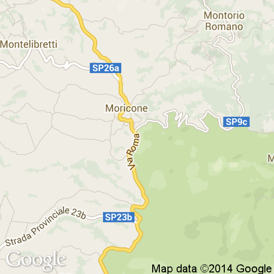 Mappa di Moricone, Cartine Stradali e Foto Satellitari