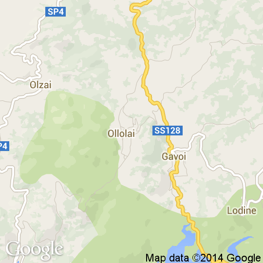 Mappa d'Ollolai, Cartine Stradali e Foto Satellitari