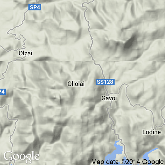 Mappa d'Ollolai, Cartine Stradali e Foto Satellitari