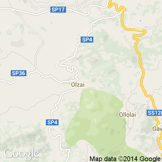 Mappa d'Olzai, Cartine Stradali e Foto Satellitari