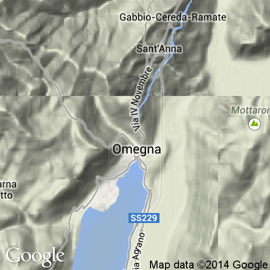 Mappa d'Omegna, Cartine Stradali e Foto Satellitari