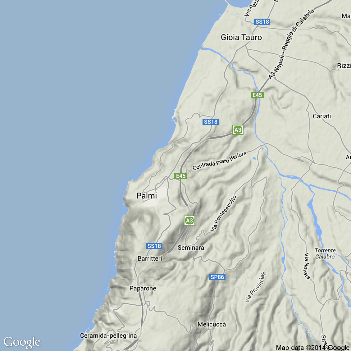 Foto dal territorio del comune di Palmi media e alta risoluzione