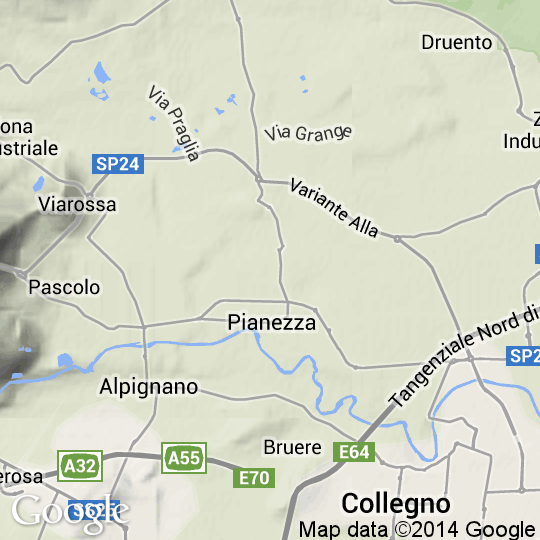 Mappa di Pianezza, Cartine Stradali e Foto Satellitari