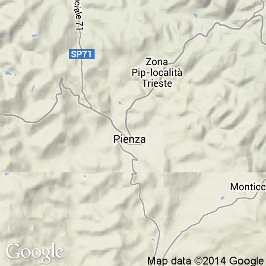 Mappa di Pienza, Cartine Stradali e Foto Satellitari