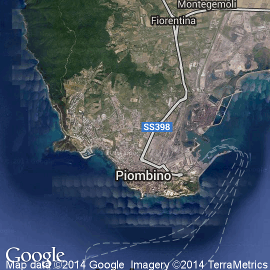 Mappa di Piombino, Cartine Stradali e Foto Satellitari